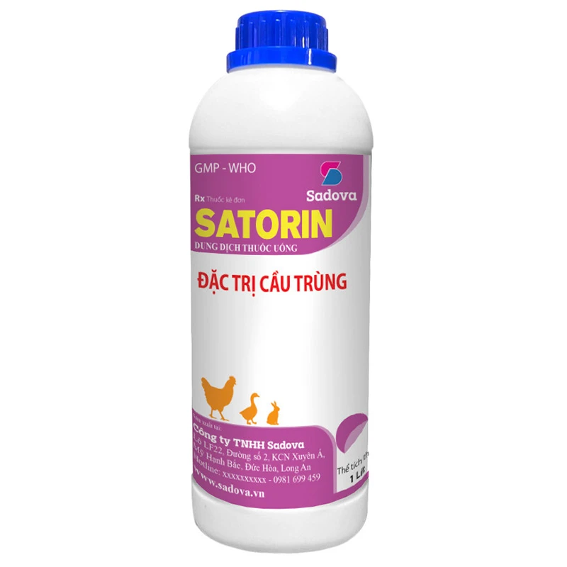 Đặc trị cầu trùng - Satorin - Công ty Sadova